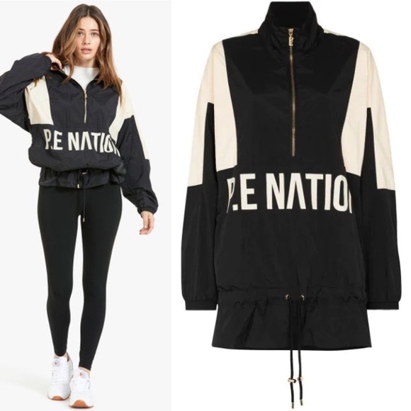 P.E Nation | Jackets & Coats | Nwt Pe Nation Alliance Jacket In Black ...